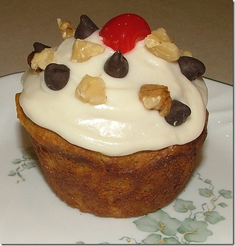 Baking And Boys!: Banana Split "Treat" Muffins